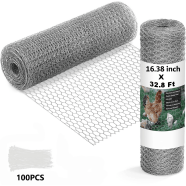 Fencer Wire 16 Gauge Black Vinyl Coated Welded Wire Mesh Size 1 inch by ...