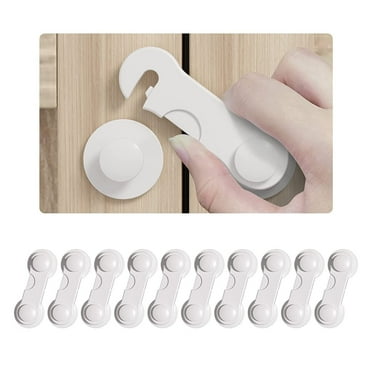 Child Safety Locks for Cabinets and Drawers, Sliding Door Lock, Easy-to ...