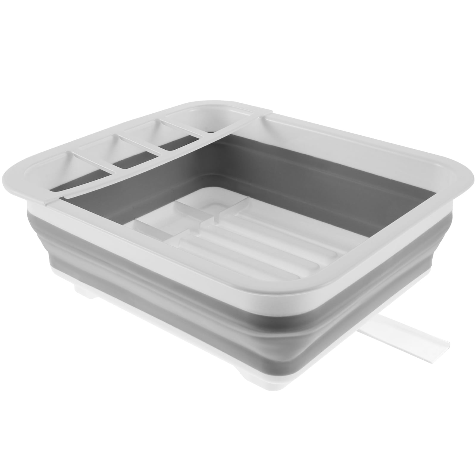 Fznkrag Collapsible Dish Drying Rack Large Capacity Foldable Dinnerware ...