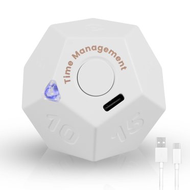 flameer Pomodoro Timer Hexagon Timer for Meetings Office Meeting Blue ...