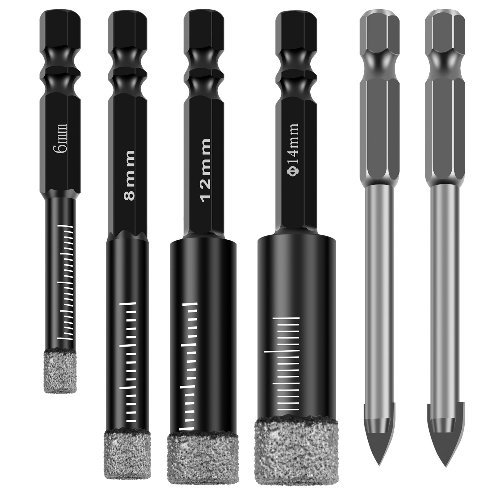 Pluokvzr Diamond Drill Bit Sets Solid Allen Key Bit Se Versatile Hex ...
