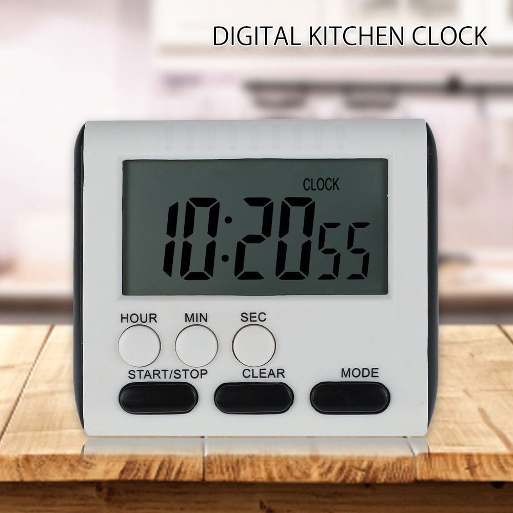 Pluokvzr Digital Kitchen Countdown Timer Digital Kitchen Timer LCD ...