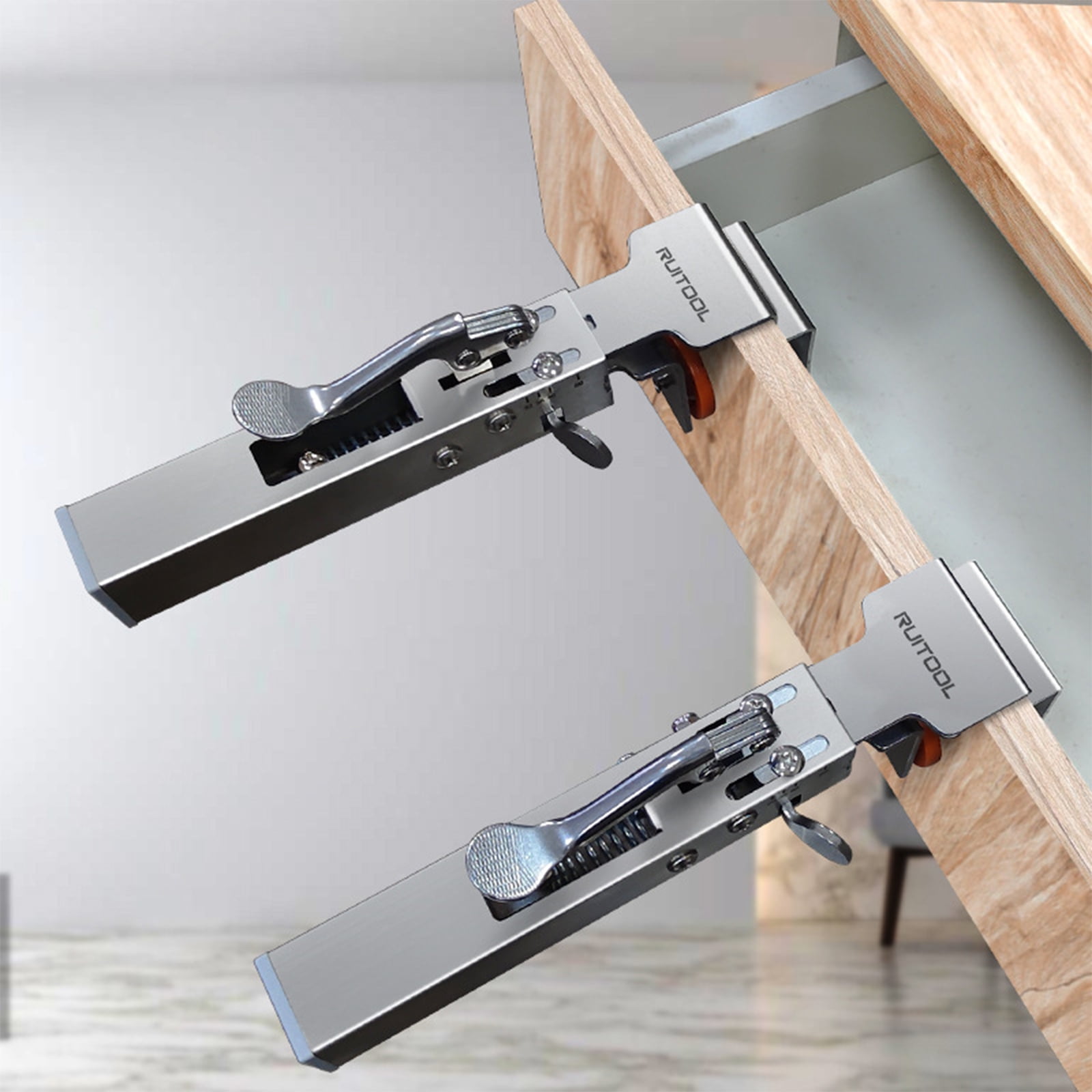 Pluokvzr Drawer Front Installation Clamps Adjustable Drawer Fixing ...