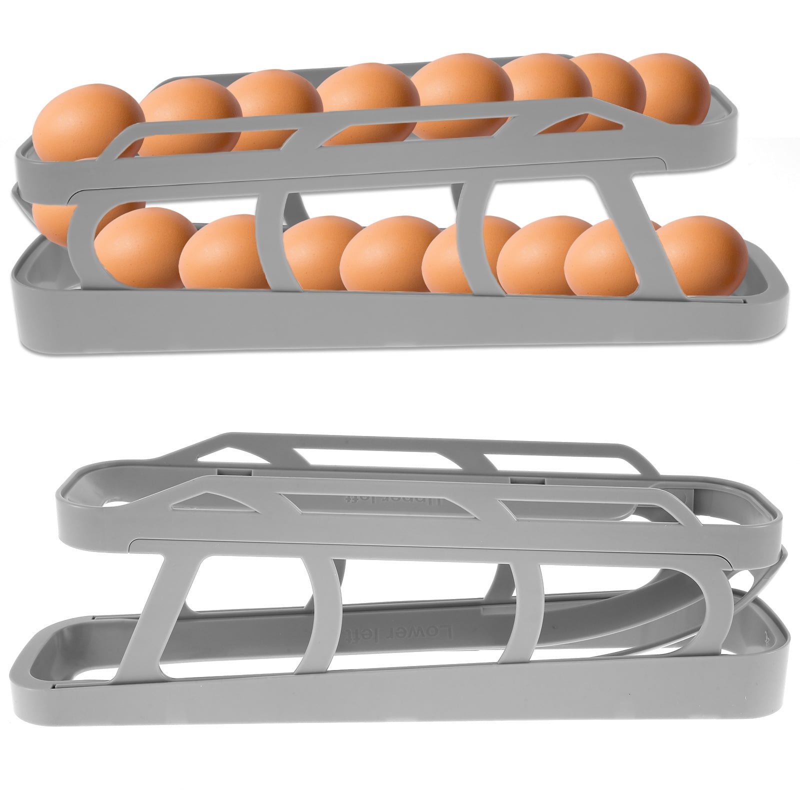 Pluokvzr Egg Roller rack,2-Layer Egg Roller rack Reusable automatic ...