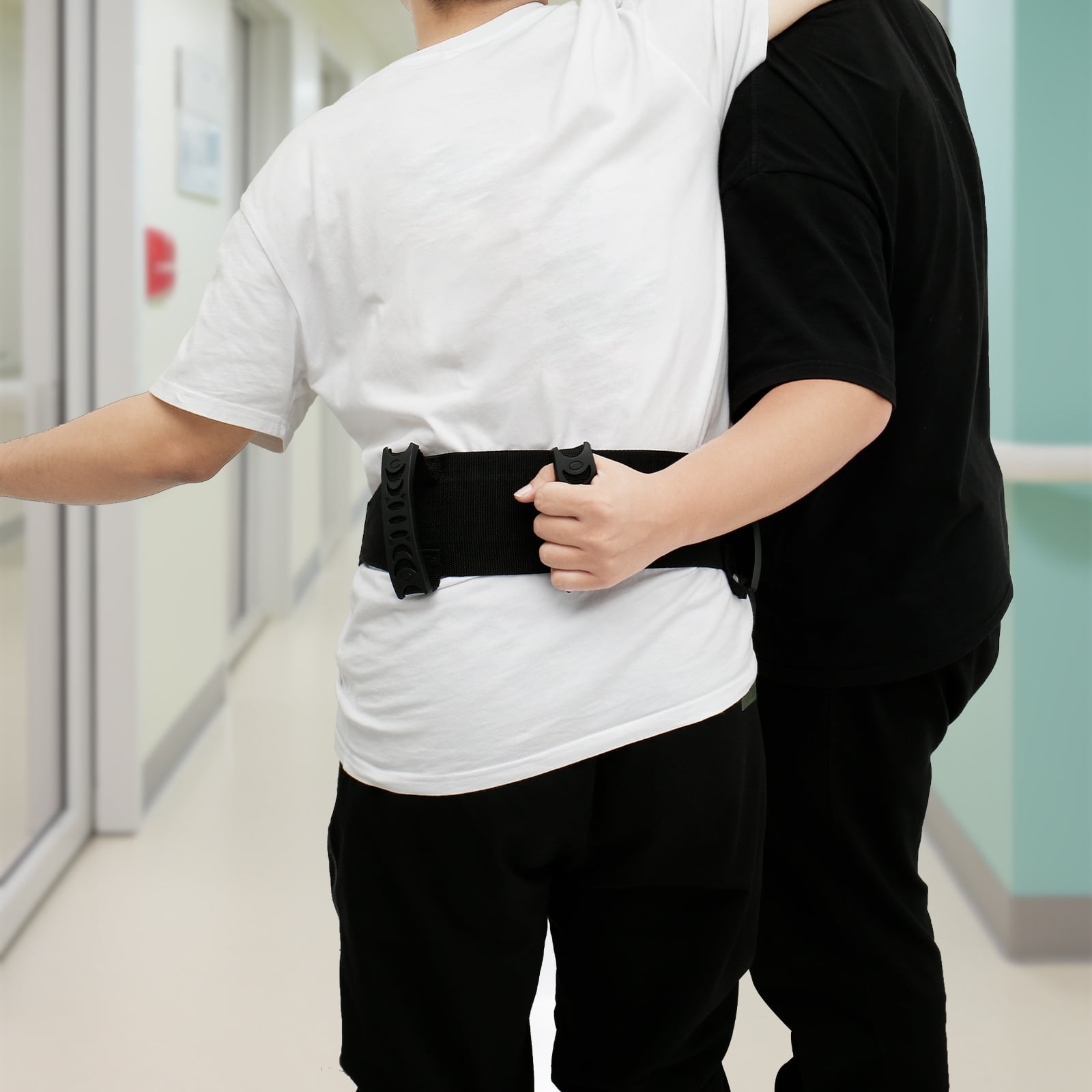 Pluokvzr Elderly Transfer Belt with Handles Adjustable Size Medical ...