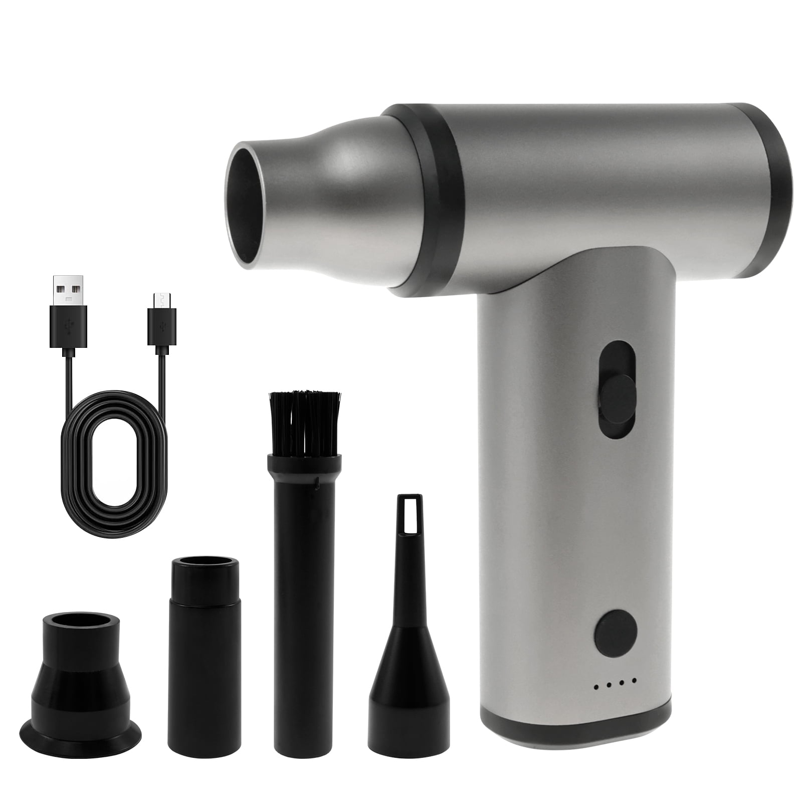 Pluokvzr Electric Air Duster 110000RPM Compressed Air Duster 4000mAh ...