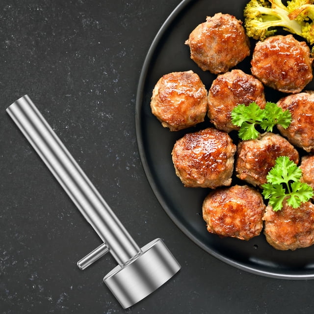 Pluokvzr Falafel Scoop Stainless Steel Falafel Meatball Maker Spring ...