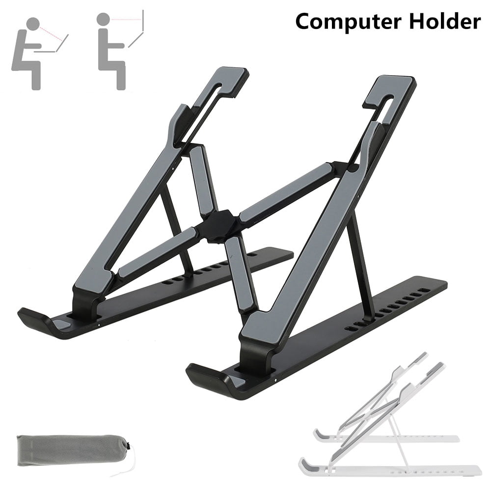 Fznkrag Laptop Stand Holder, Foldable Portable Ventilated Desktop ...