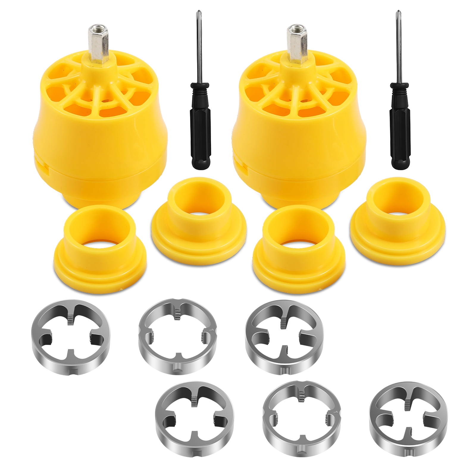 Pluokvzr PVC Thread Maker Tool for Electric Drill Pipe Threader Kit ...