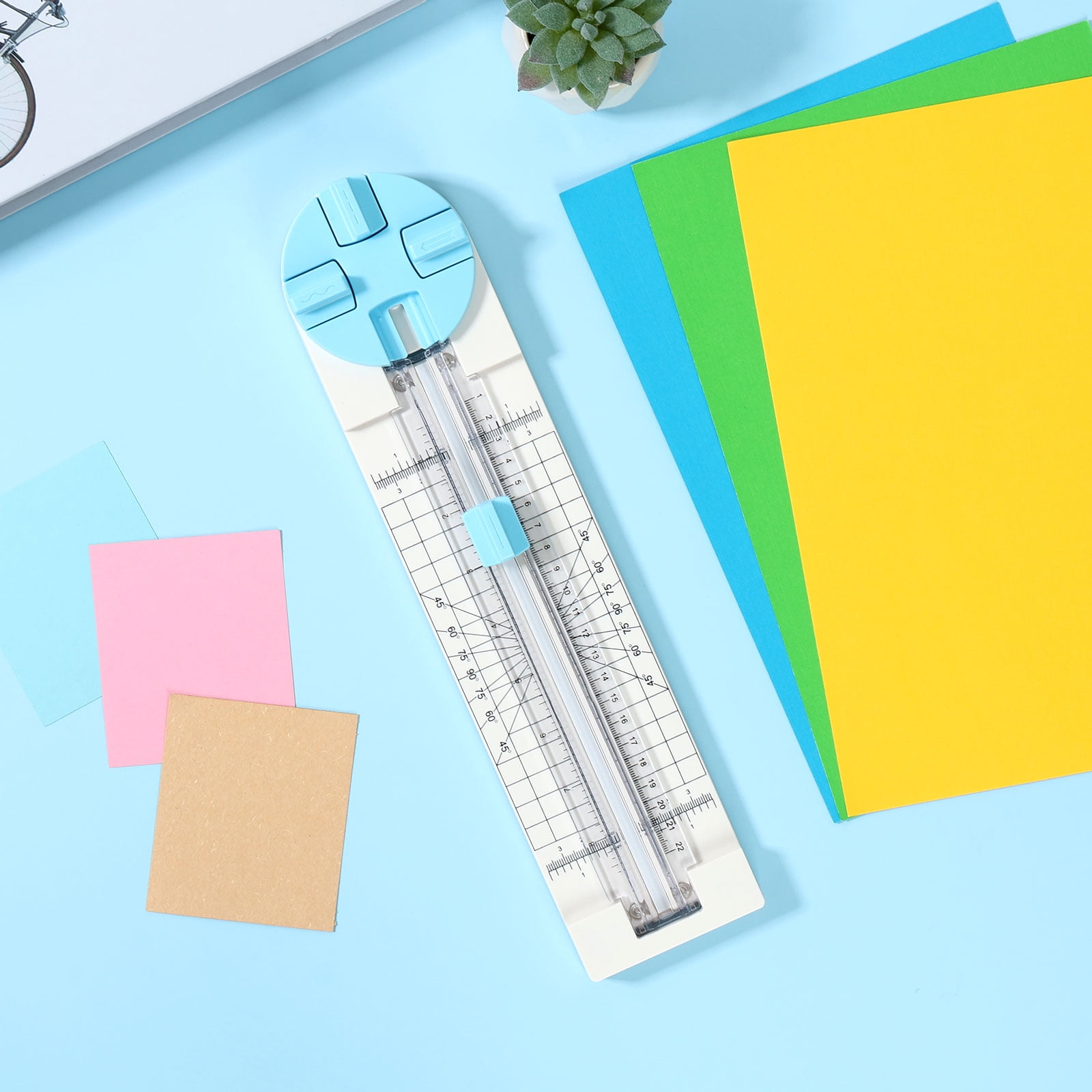 Pluokvzr Paper Trimmer Multifunctional Paper Cutters with Straight Wavy ...