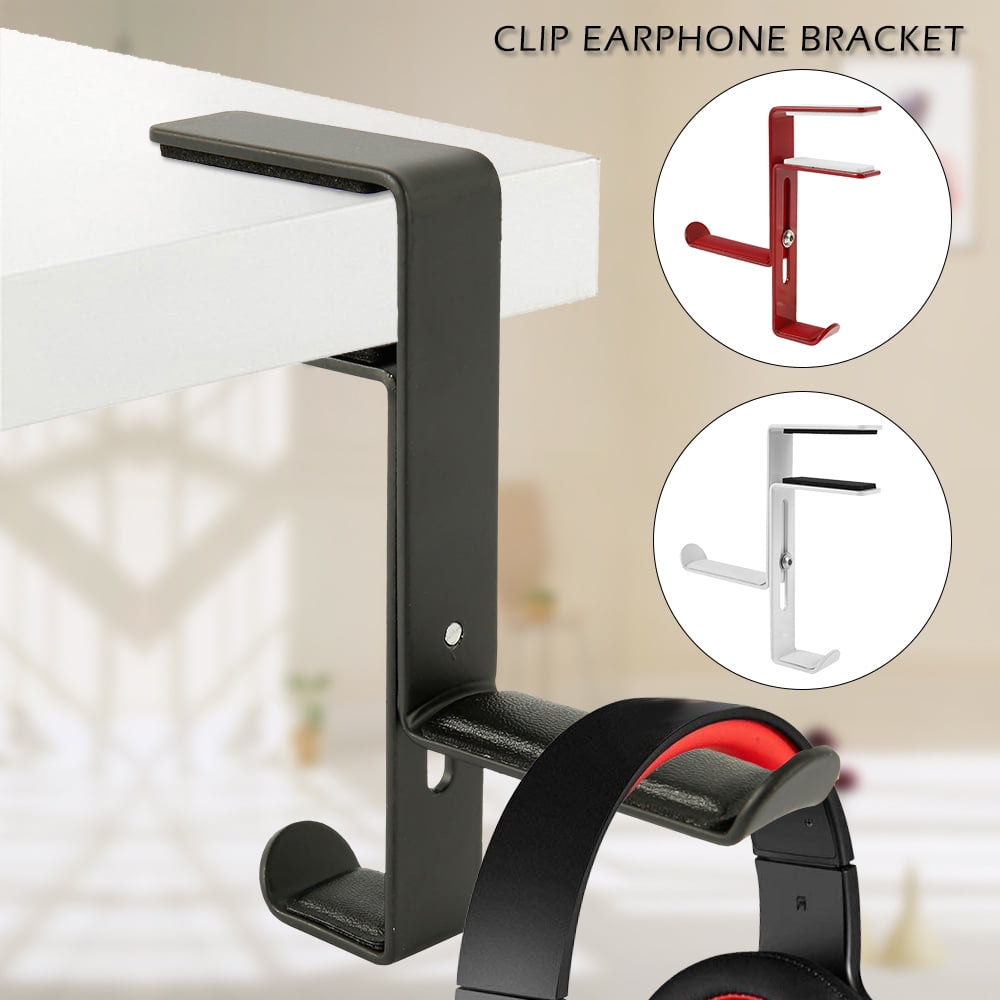 Fznkrag Removable Headphone Stand Holder Under Desk Headset Mount ...