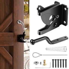 WellMade Self-Locking Gate Latch,Heavy Duty Post Mount Automatic ...