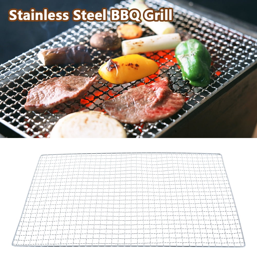 Fznkrag Stainless Steel BBQ Grill Grate Grid Wire Mesh Outdoor Barbecue ...