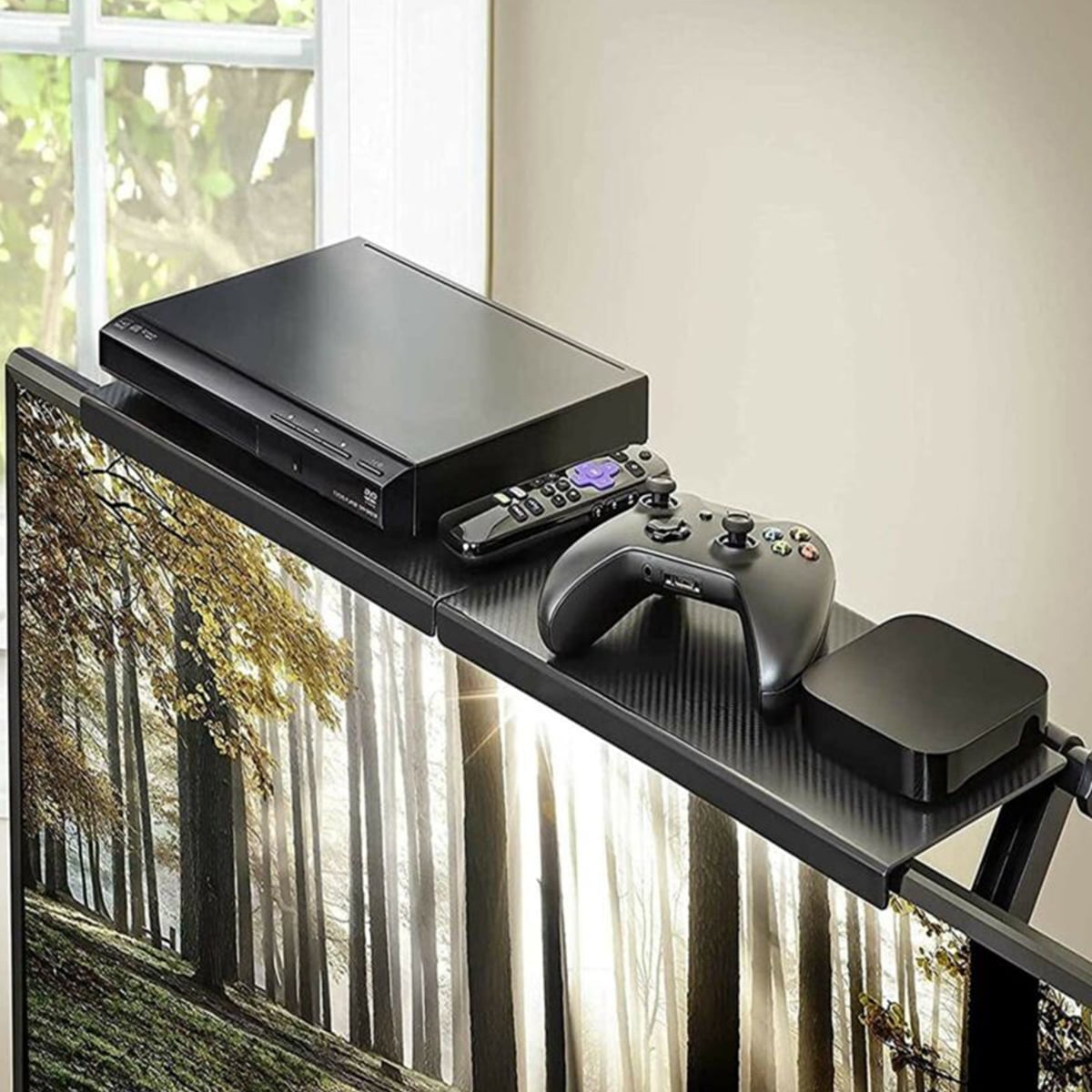 Fznkrag TV Top Shelf Mount Adjustable TV Computer Rack Screen Top ...