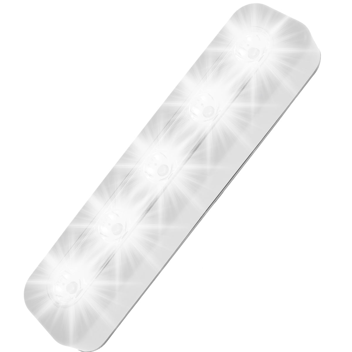 Pluokvzr 5-LED Tap Light, Battery Operated, Touch Control for Closet ...