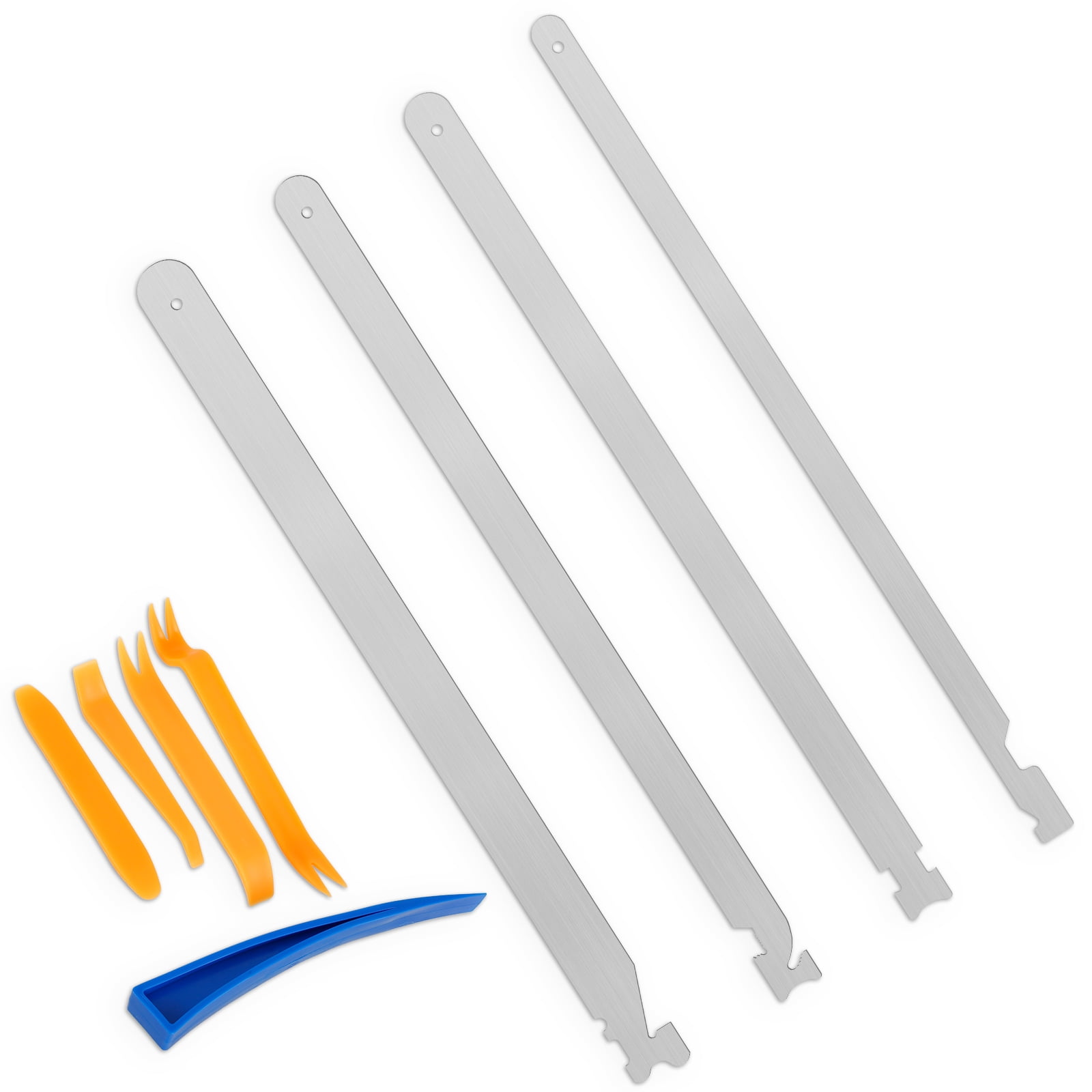 Pluokvzr Universal Stainless Steel Slim Jim Tool With Round Edges ...