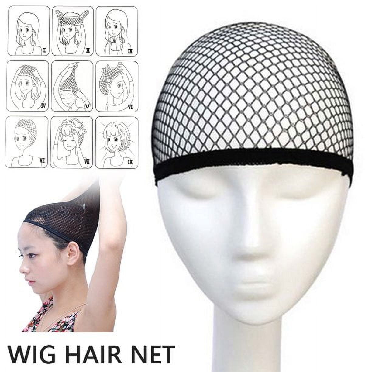 Pluokvzr Wig Caps Hair Mesh Wig Cap Hair Nets Wig Stretchable Elastic ...