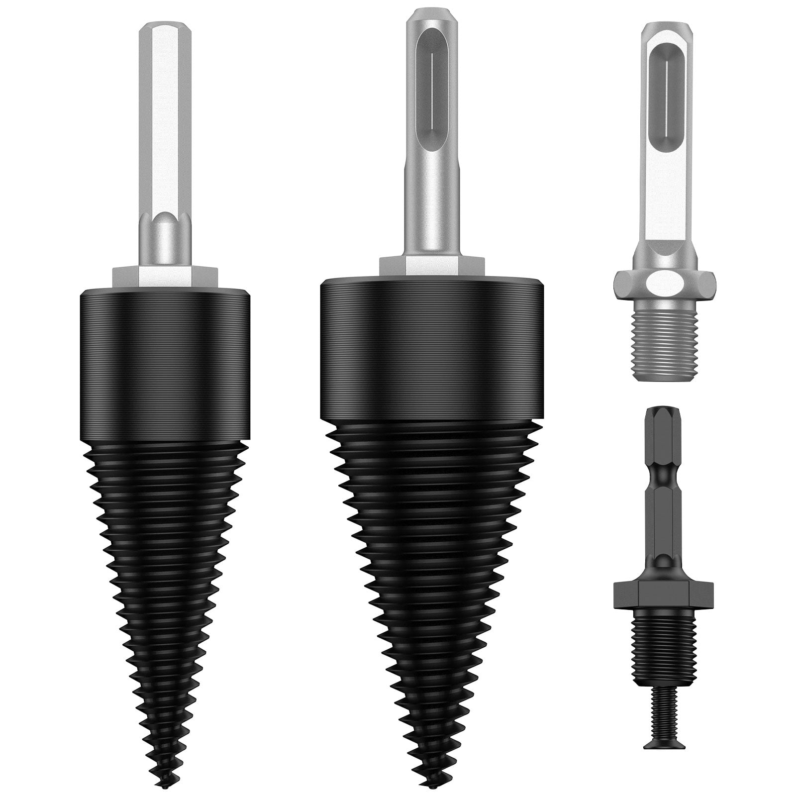 Keyohome Wood Splitting Drill Bit High Speed Steel Firewood Log ...