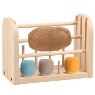 Crochet Yarn Holder Thread Rack Wood Multifunctional Portable String ...
