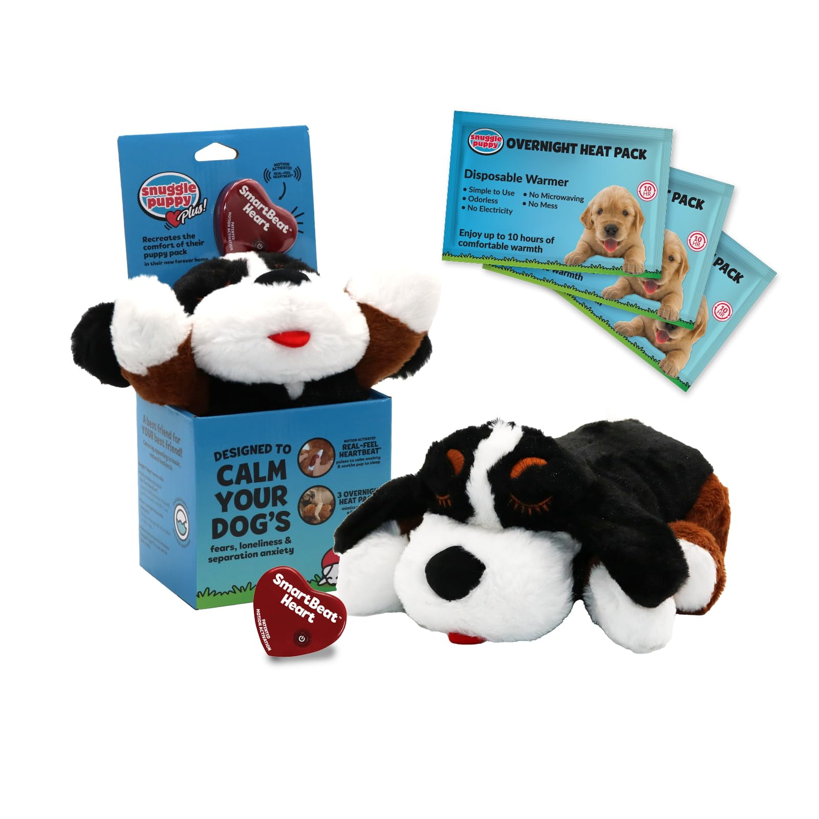 Plus Dog Toys With 3 Heat Packs & New Motion Activated Realfeel ...