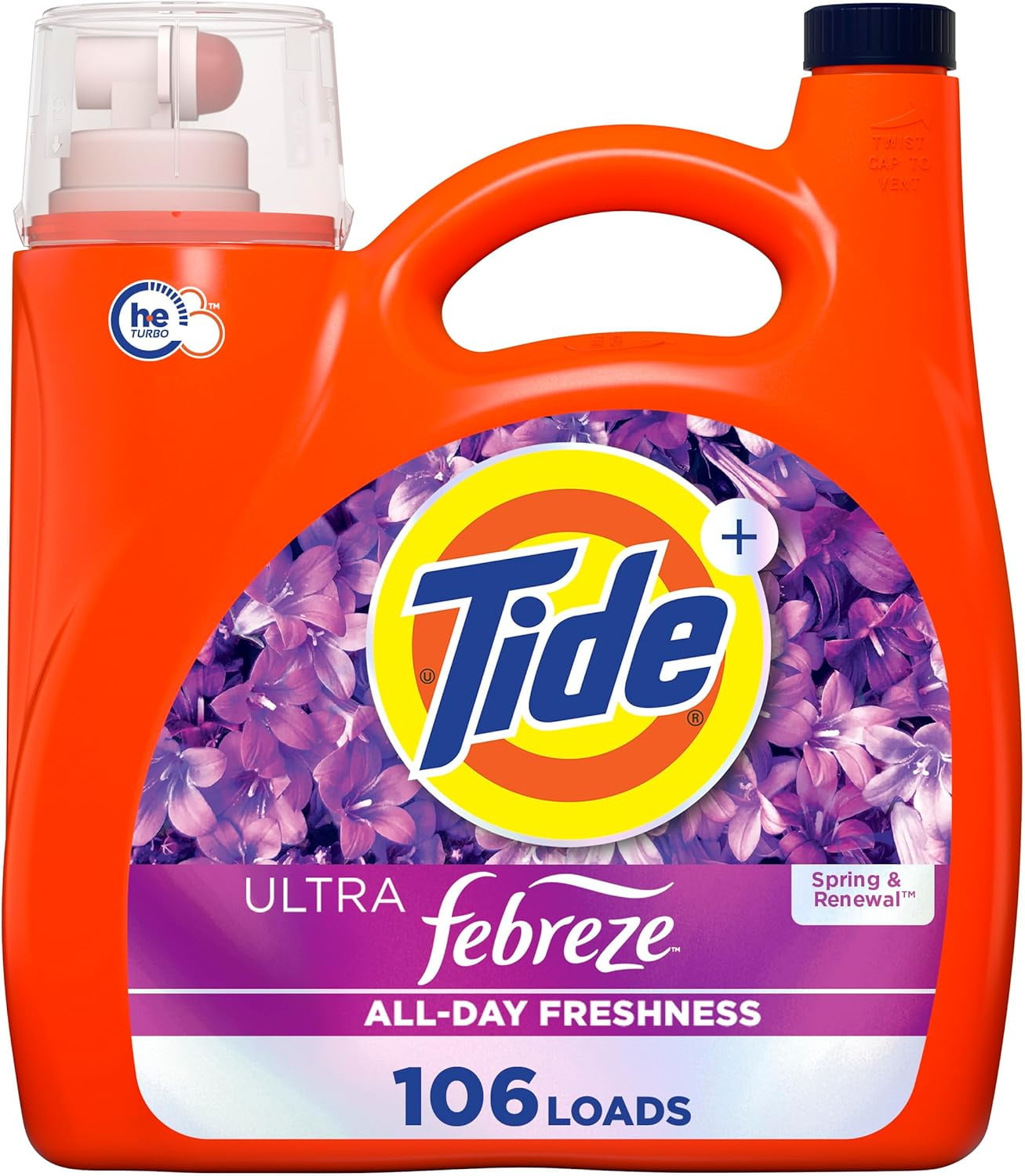 Plus Febreze Freshness HE Turbo Clean Liquid Laundry Detergent, HE ...