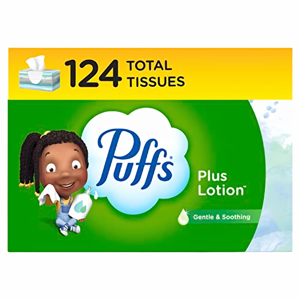 Puffs Plus Lotion Facial Tissues (Pack of 48) - Walmart.com