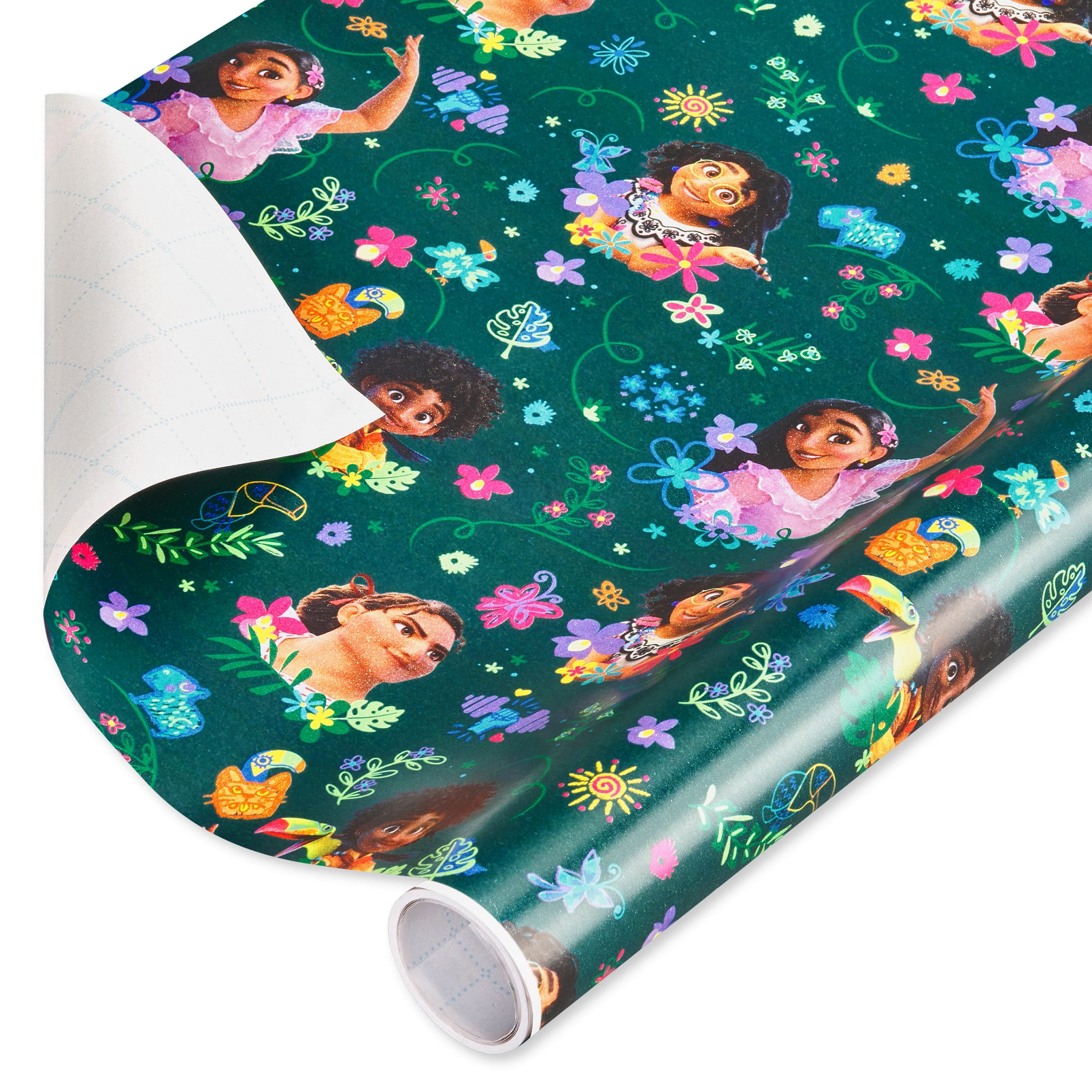 Plus Mark Christmas Disney Encanto Wrapping Paper with Cutlines (60 Sq ...