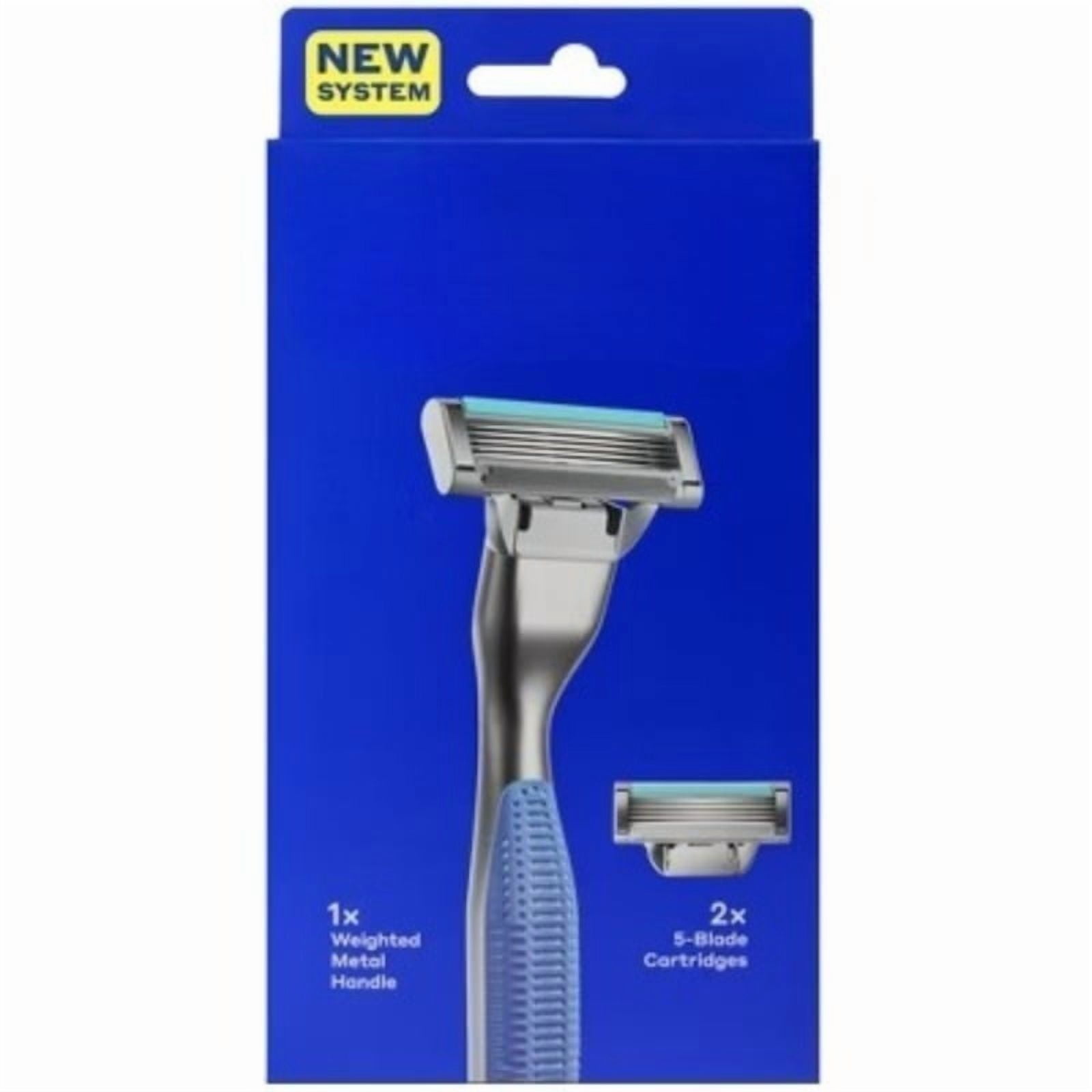 Plus Men's Razor Handle with 2 Razor Blade Cartridges - Tide - Walmart.com