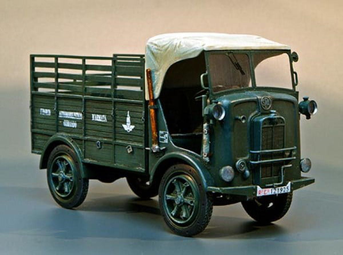 Plus Model 1:35 Italian Light Lorry SPA39 Resin & PE Model Kit #258 ...
