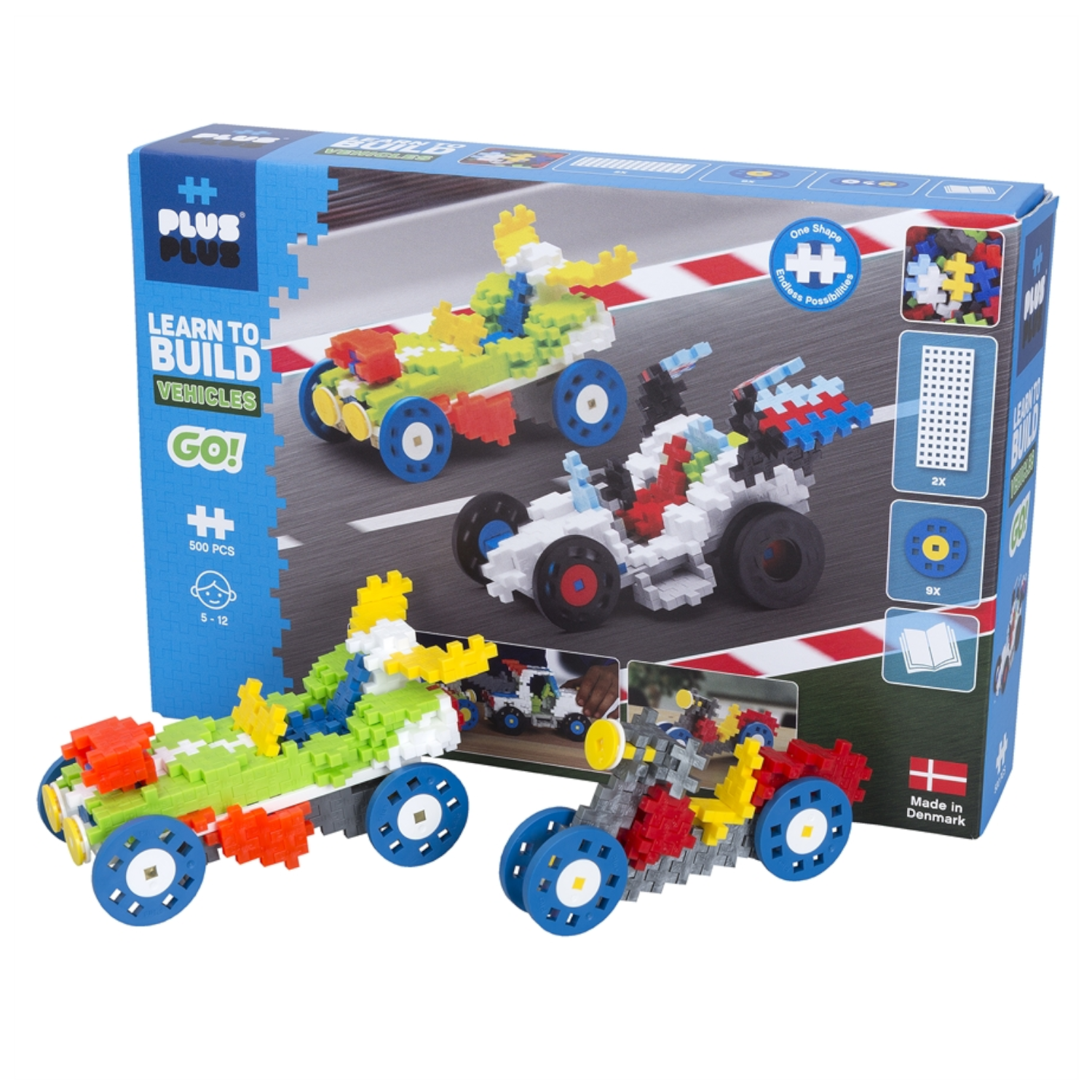 Plus-Plus Toy Car Assembly Set - 7011 | Go! Learn to Build Vehicles for ...