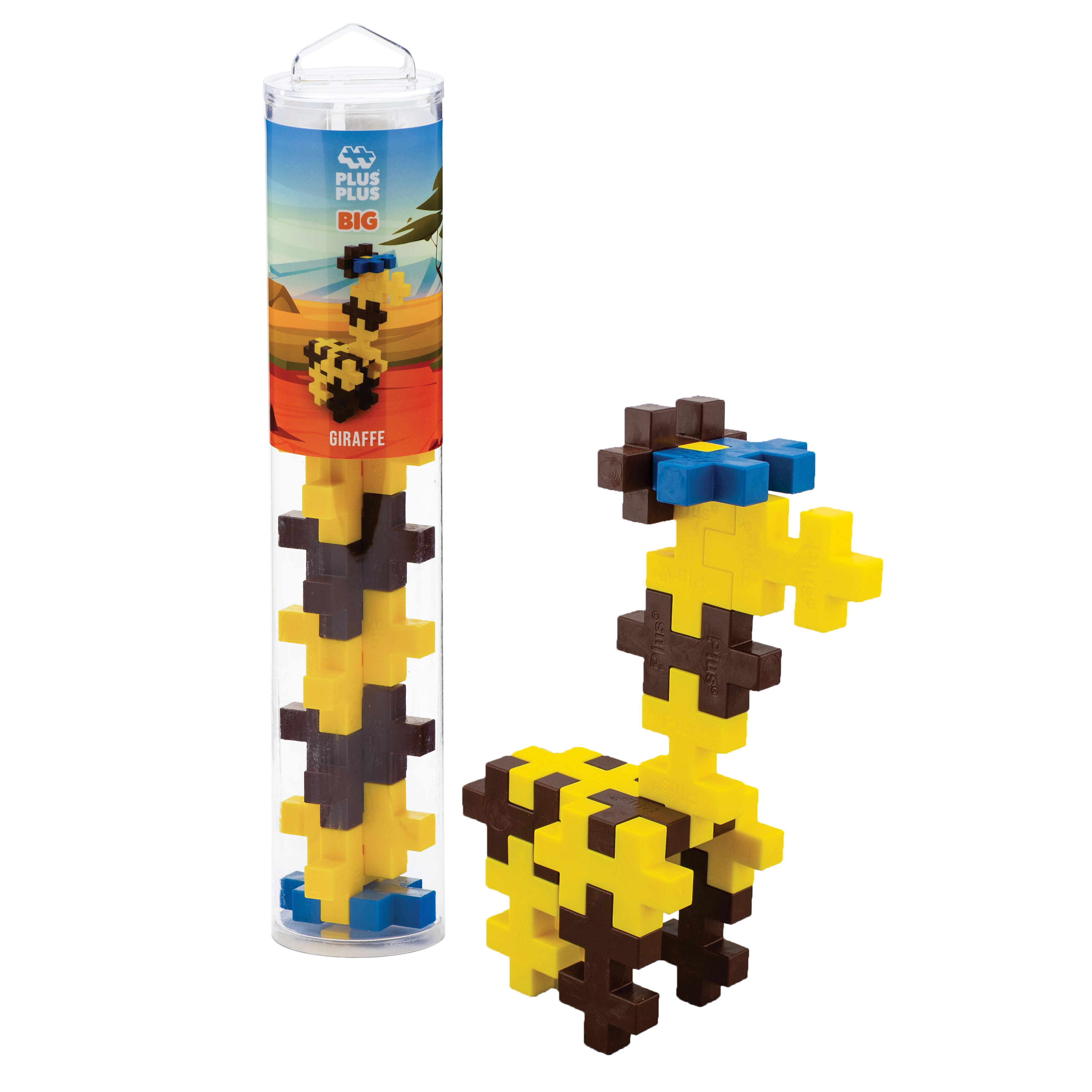 Plus Plus Giraffe Big Puzzle Shaped Building Blocks - Walmart.com