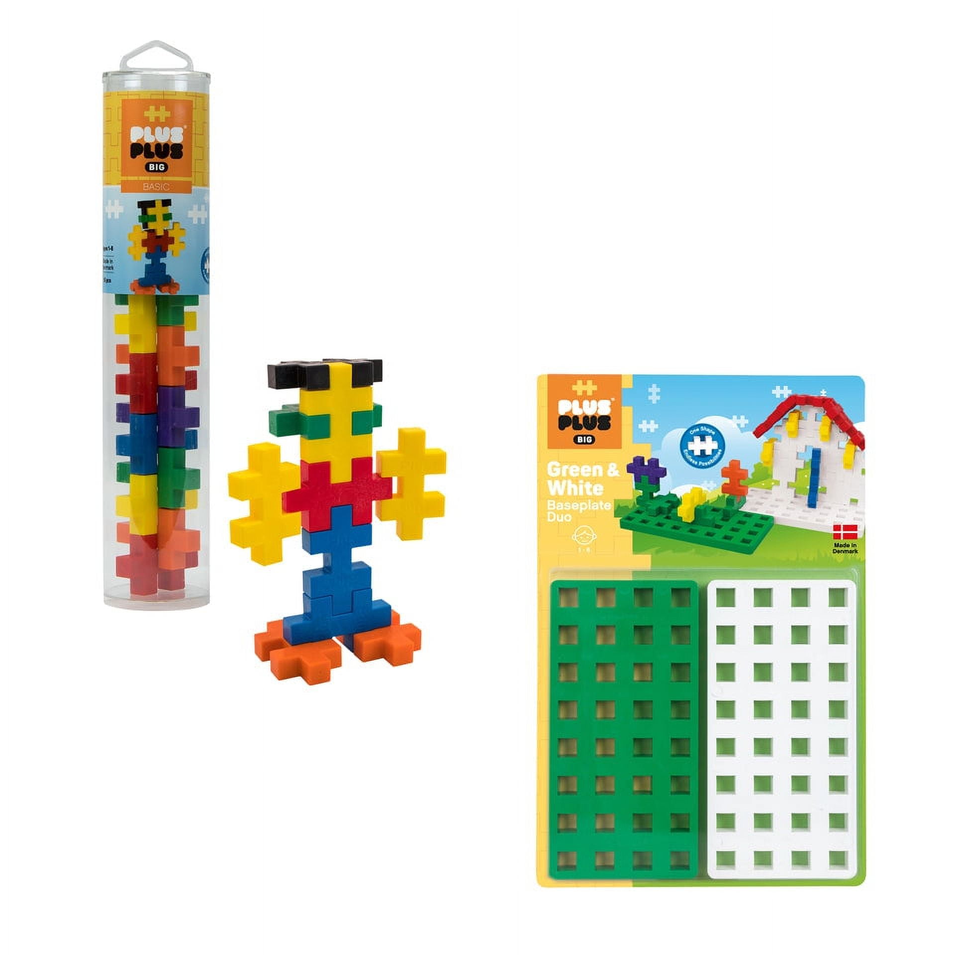 Plus-Plus BIG - Instructed Play STEM Building Set- Basic Playset Bundle - Walmart.com