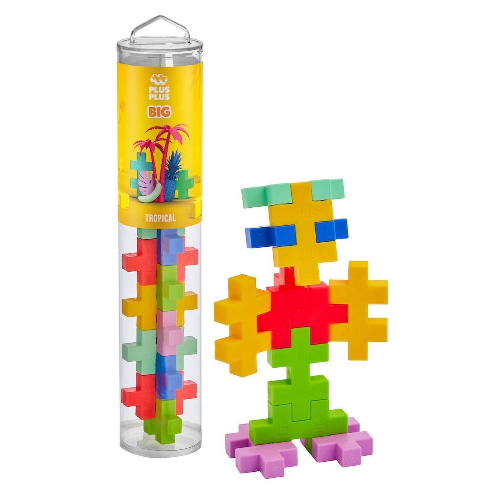 Plus-Plus BIG - Preschool Friendly Open Play Creative STEM Building Set ...