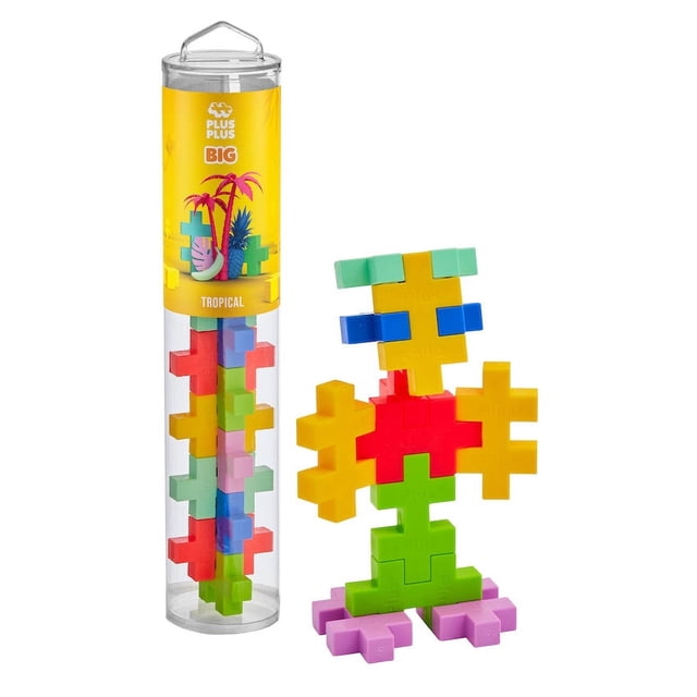 Plus-Plus BIG - Preschool Friendly Open Play Creative STEM Building Set ...