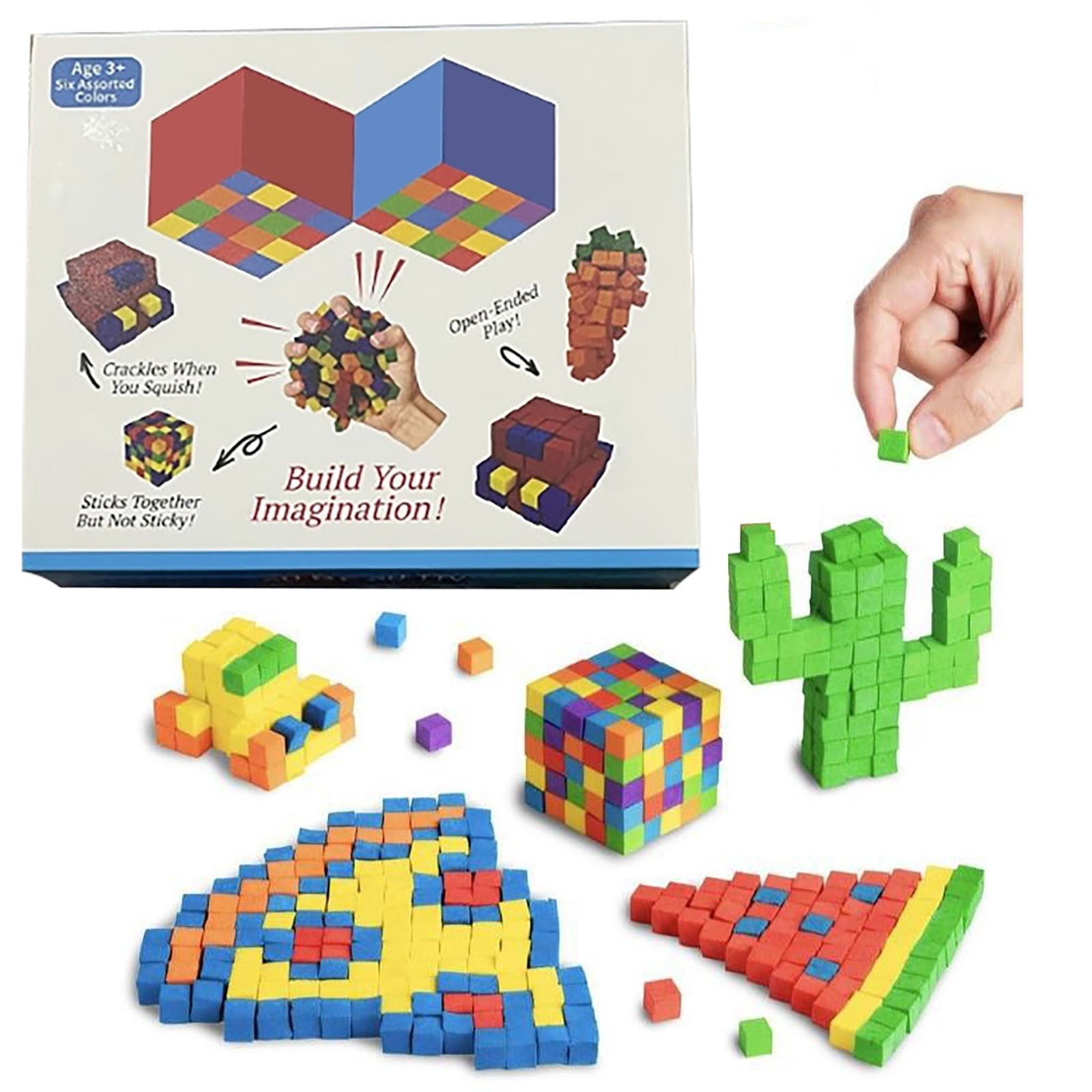Plus Plus Blocks STEM Building Toys Kit for Kids Age 3+, Creative Brain ...
