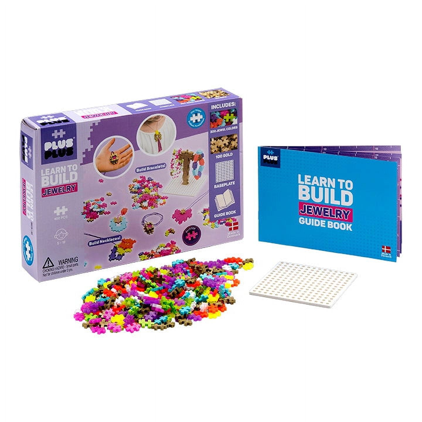 Plus-Plus - Instructed Construction STEM Building Set - 400 Pc Learn to ...