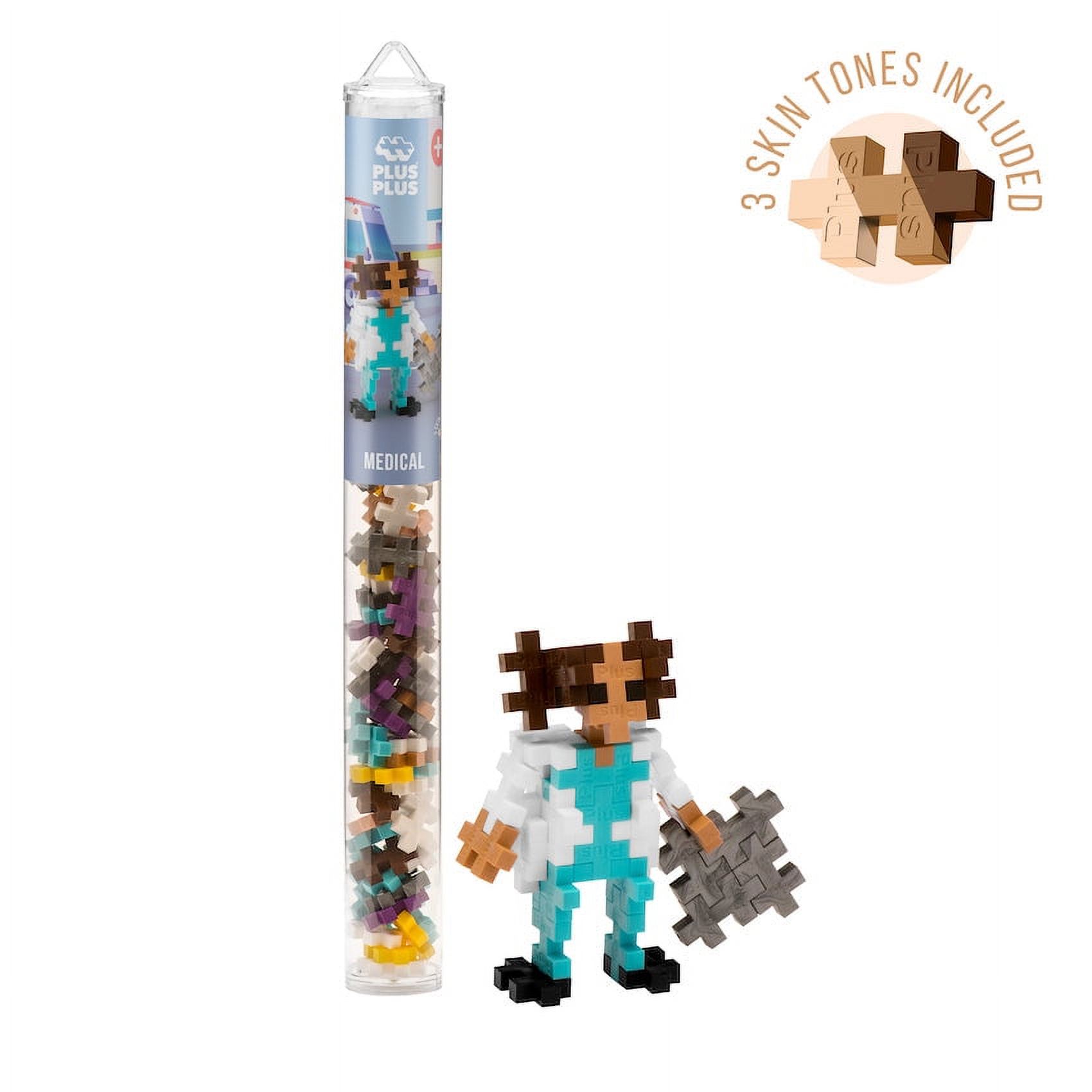 Plus-Plus - Instructed Mini Maker Building Set - 70 pc Medical Tube ...