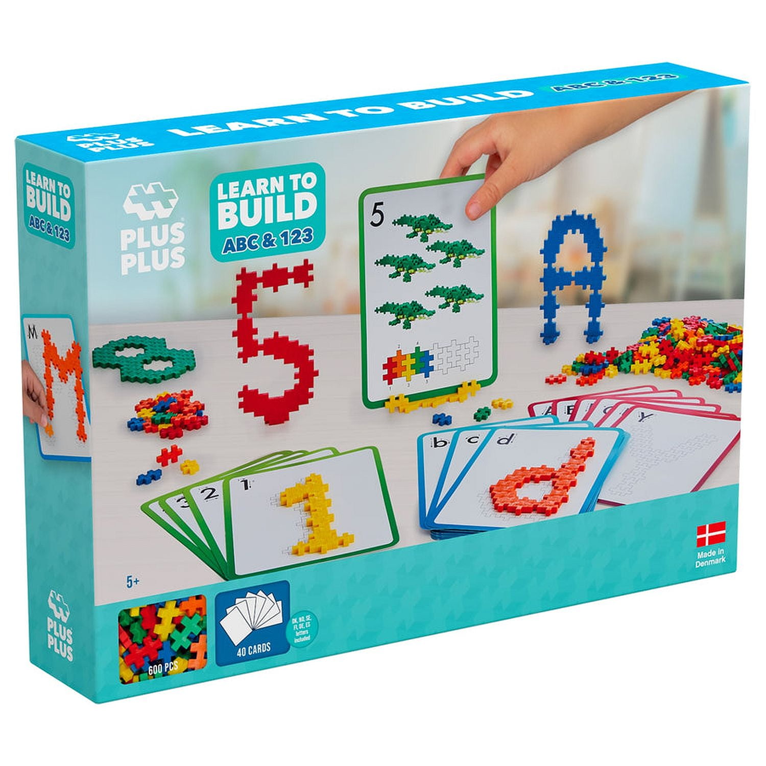 Plus-Plus - Learn To Build - Abc & 123 - 500Pc - Walmart.com