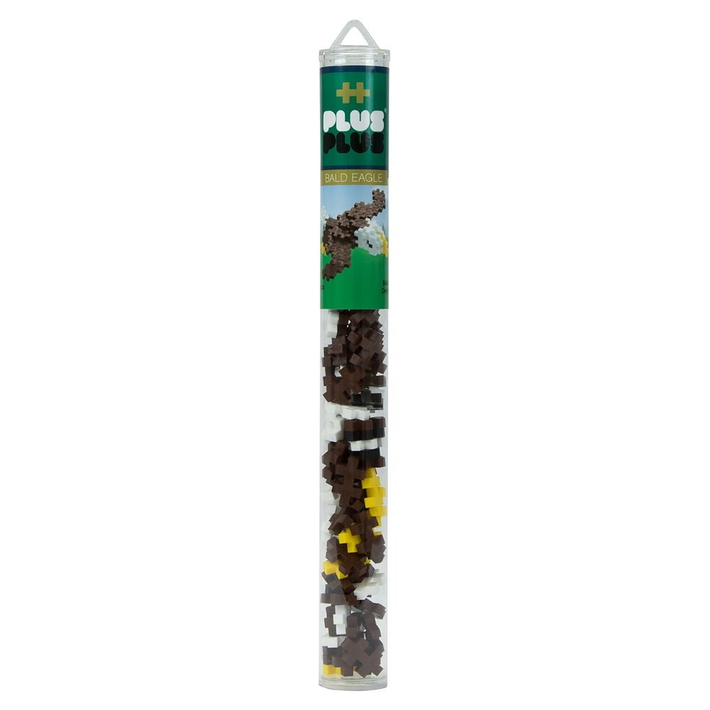 Plus-Plus - Mini Maker Tube - Bald Eagle - Building Set by Plus Plus ...