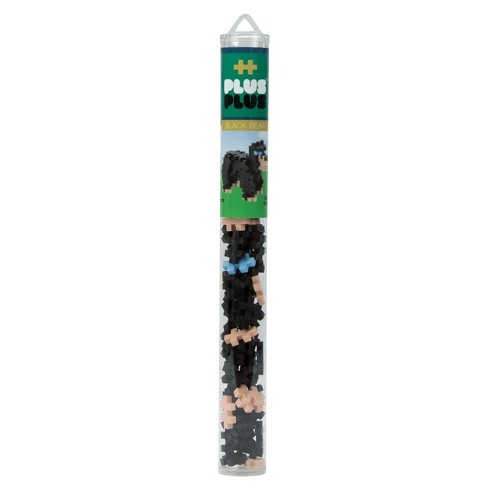 Plus-Plus - Mini Maker Tube - Black Bear - Building Set by Plus Plus ...