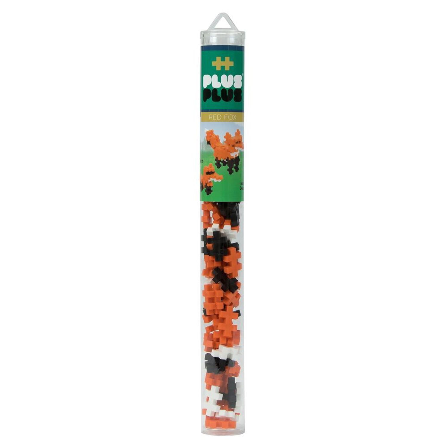 Plus-Plus - Mini Maker Tube - Red Fox - Walmart.com