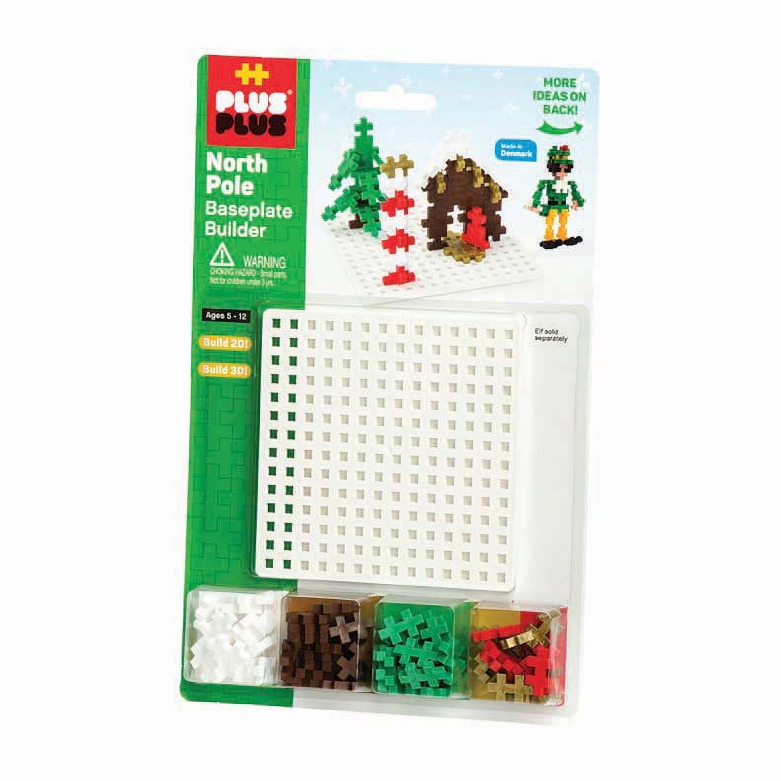 Plus-Plus - Open Play STEM Building Set- 60 Pc Baseplate Builder- North ...