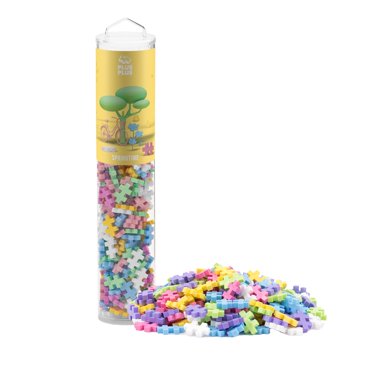 Plus-Plus Big – Open Play Tube – 15 Piece Neon Color Mix – Creative ...