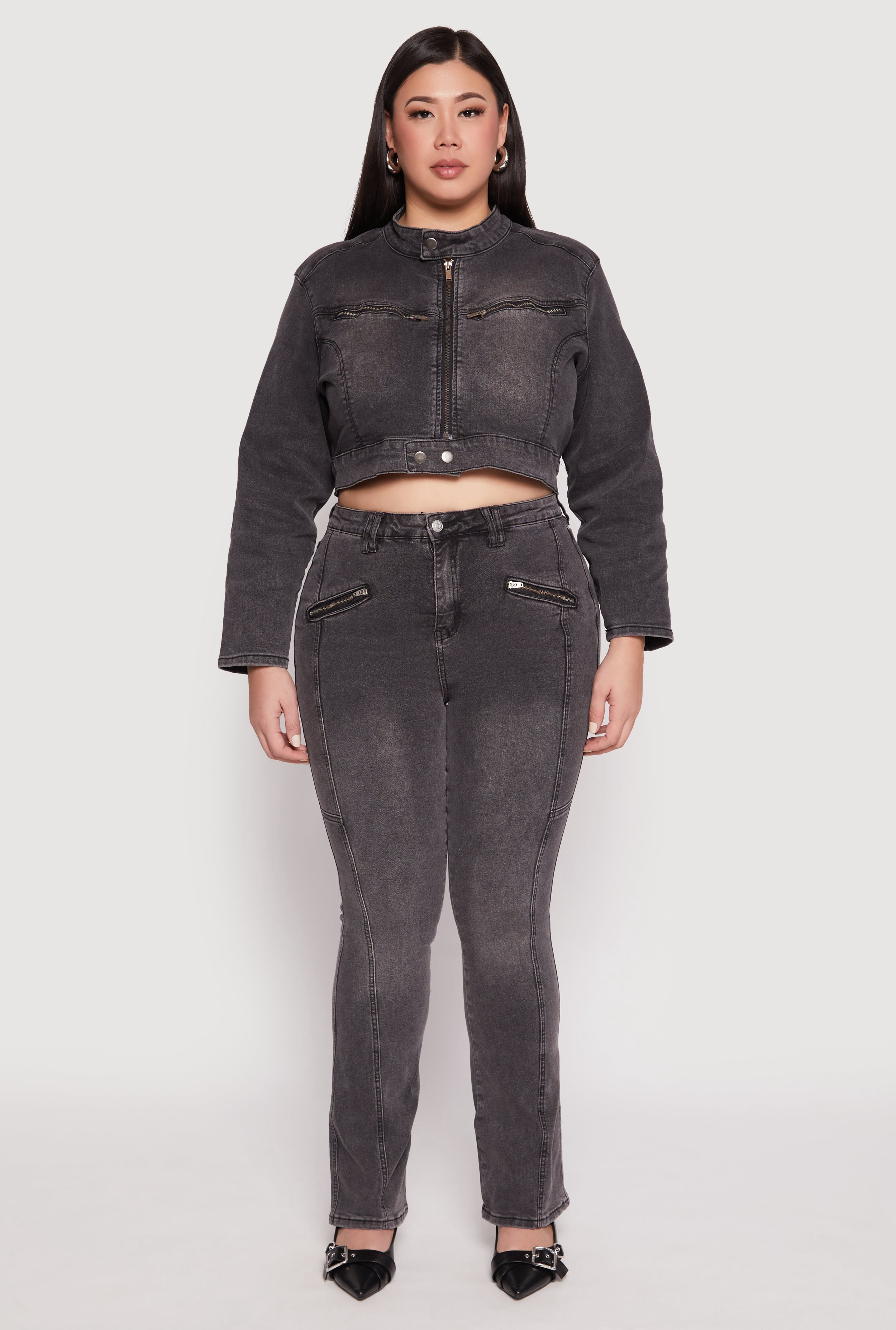 Womens Plus Size Almost Famous Boot Cut Jeans - Walmart.com