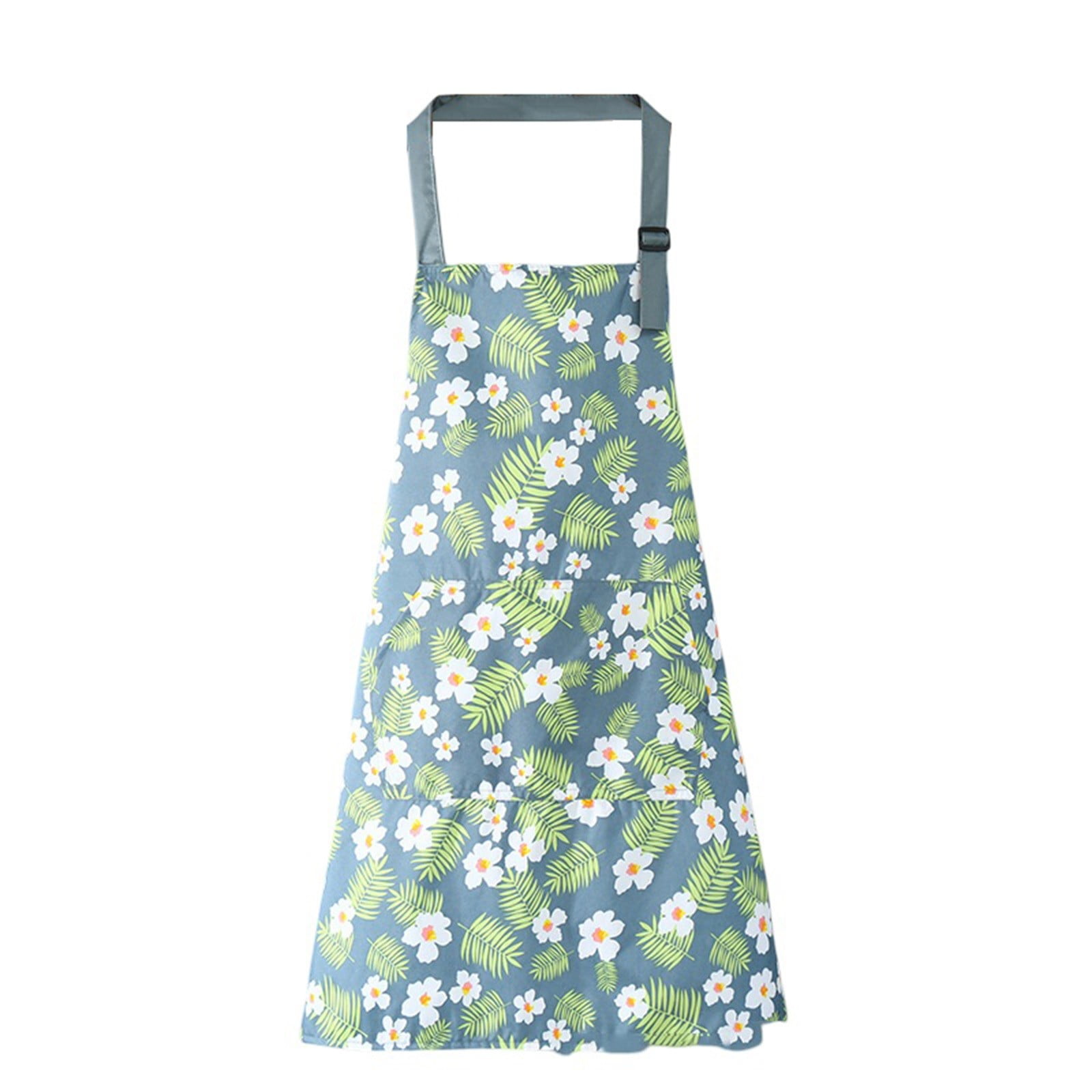 Plus Size Apron for Women with Pockets, Floral Womens Aprons with Adjustable Strap and Waist ...