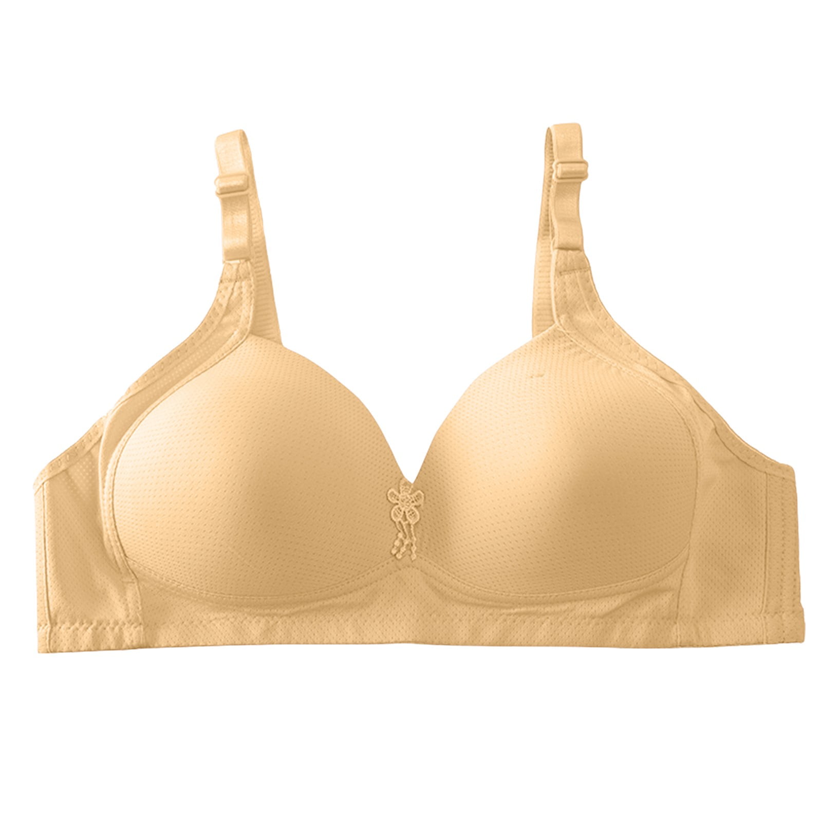 Plus Size Bra, Audhol Undergarment Mom No Ring Bra Thin Cup Gathering ...