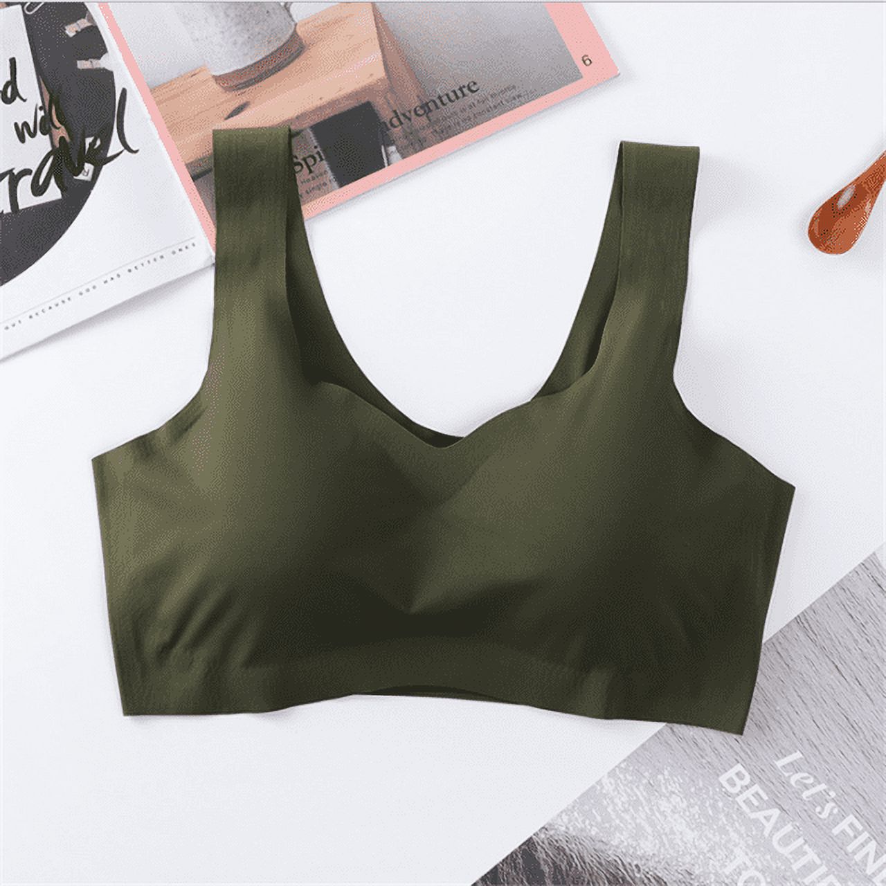Plus Size Bra For Women Bra Seamless Vest Bras Women Push Up Underwear ...