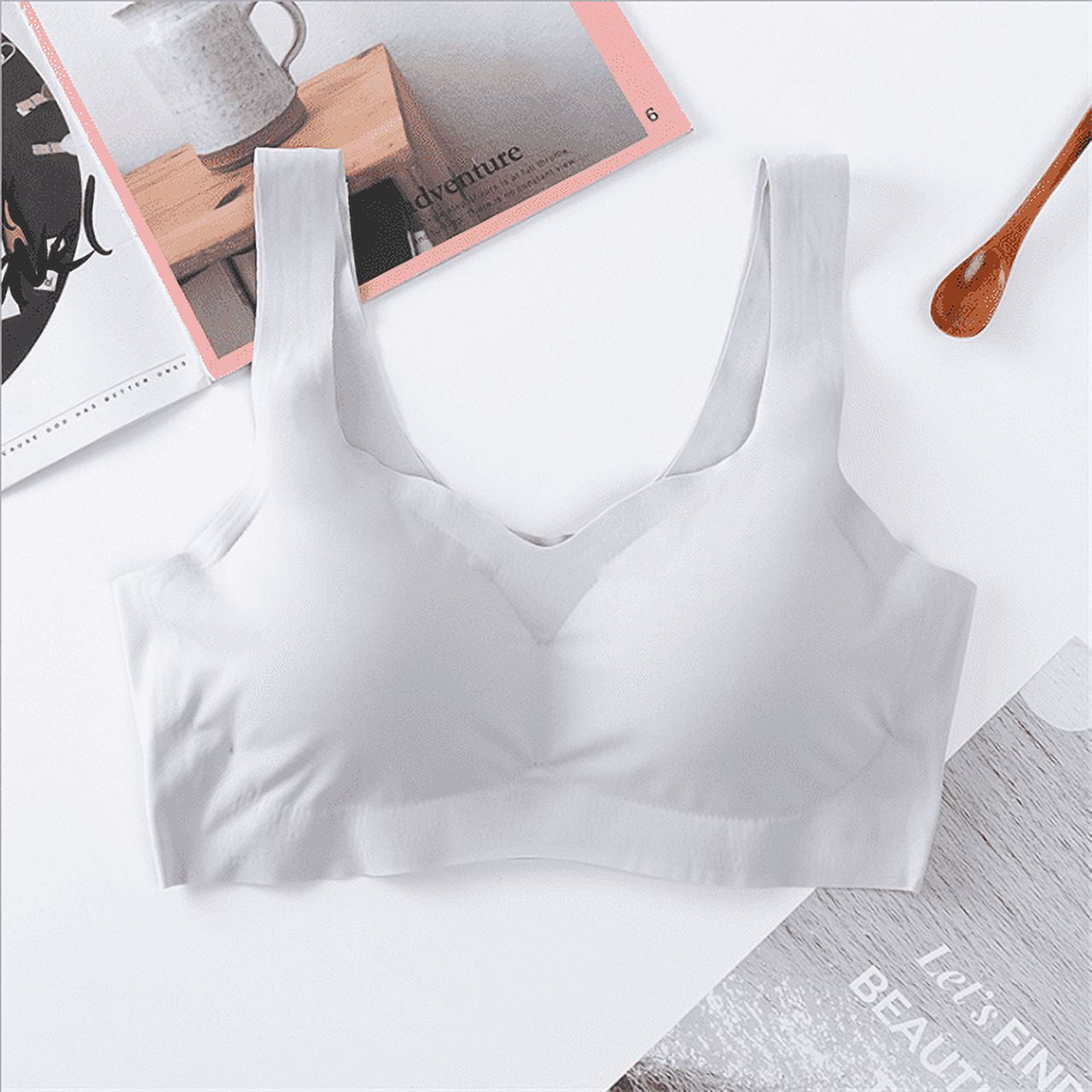 Plus Size Bra For Women Bra Seamless Vest Bras Women Push Up Underwear ...