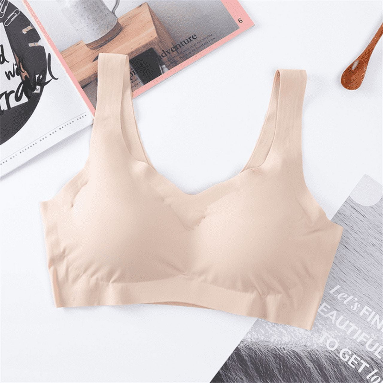 Plus Size Bra For Women Bra Seamless Vest Bras Women Push Up Underwear ...