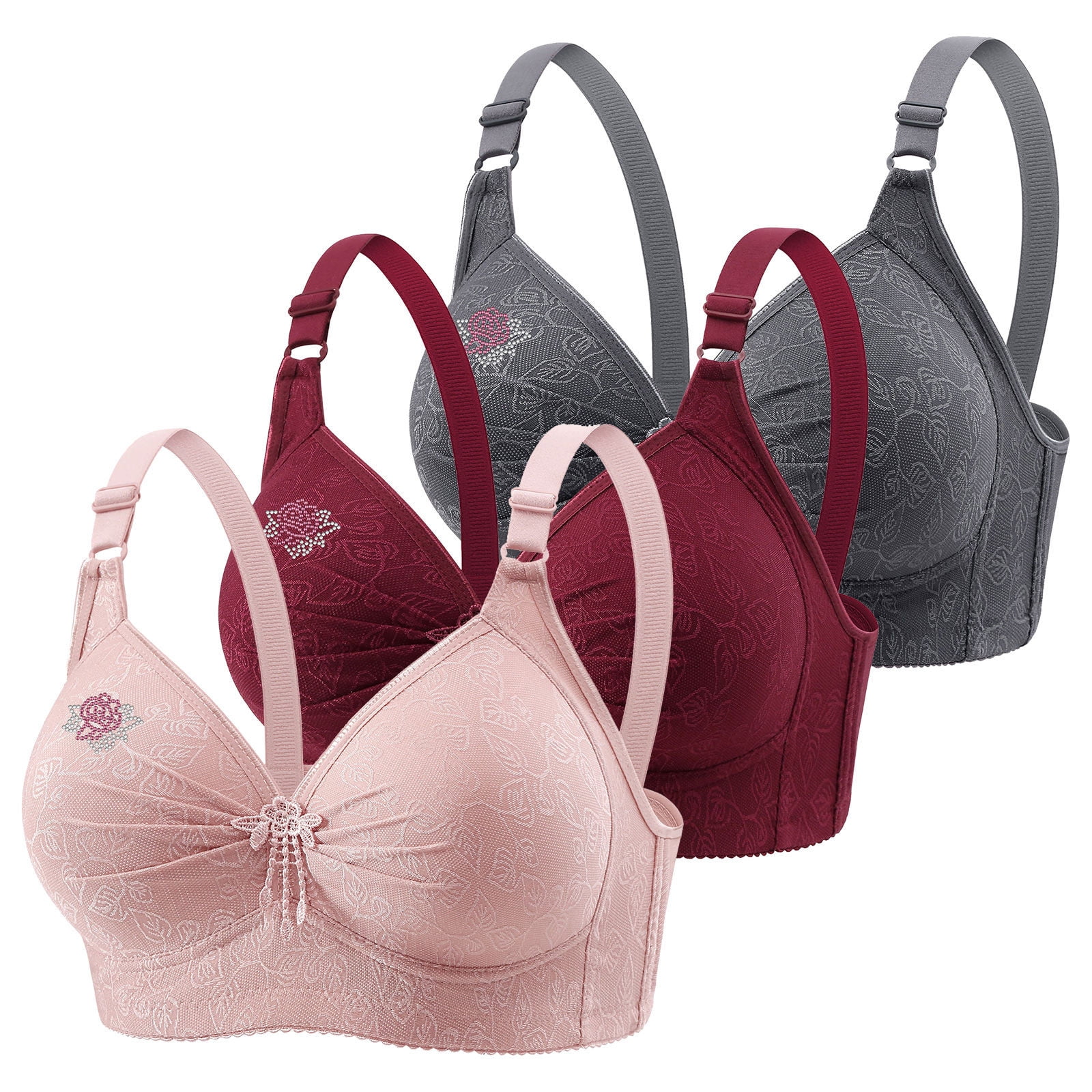 Plus Size Bras for Women Front Closure Bras for Women Front Closure Bra ...